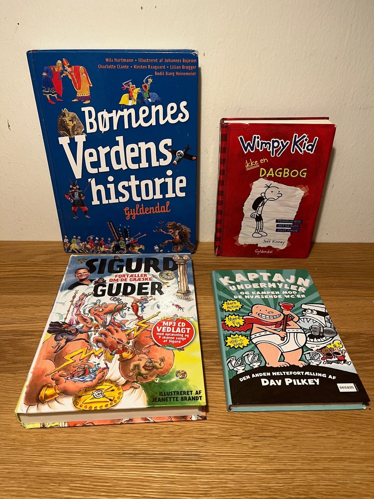 Blandet bøger, jeff Kinney / Sigurd Barret / Dav Pilkey | DBA