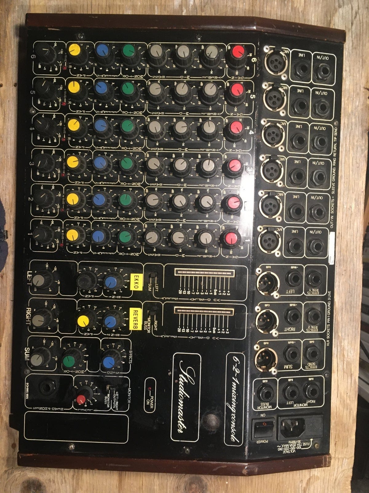 Live/Studio MIxer, Studiomaster 6-2-1 | DBA