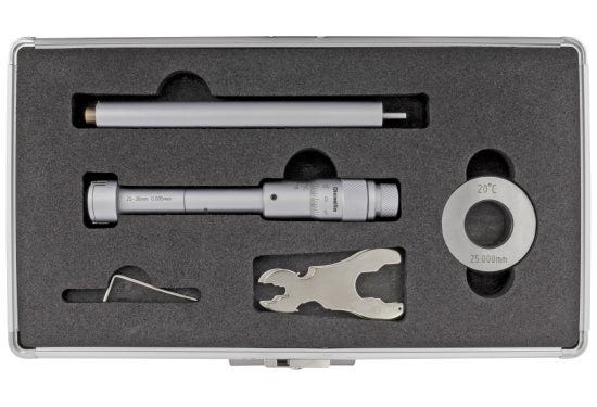 Indv. 3-pkt mikrometer 25-30mm m/forl.+kontrolring | DBA