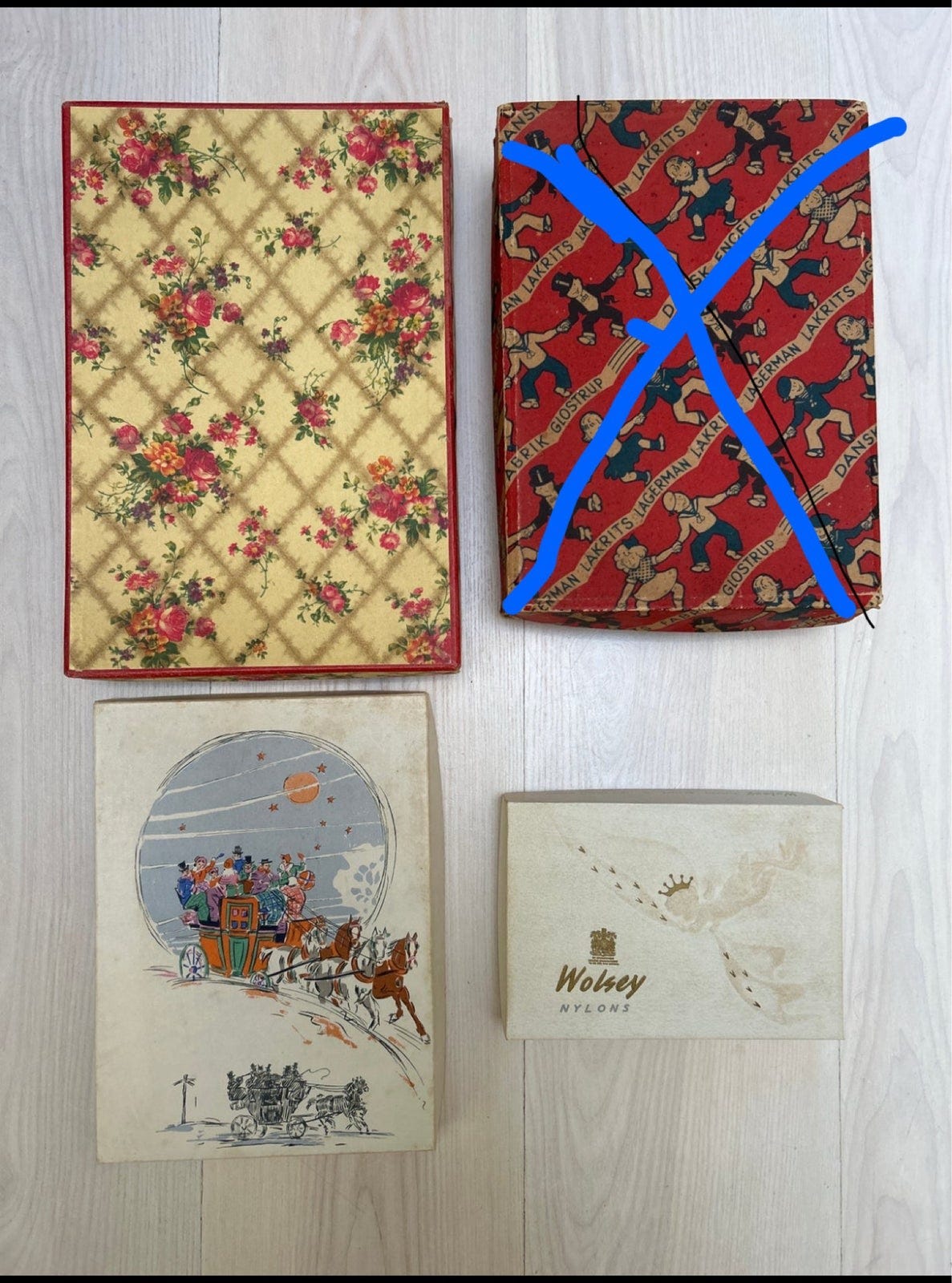 Andre samleobjekter, Papkasser - emballage - retro kasser | DBA