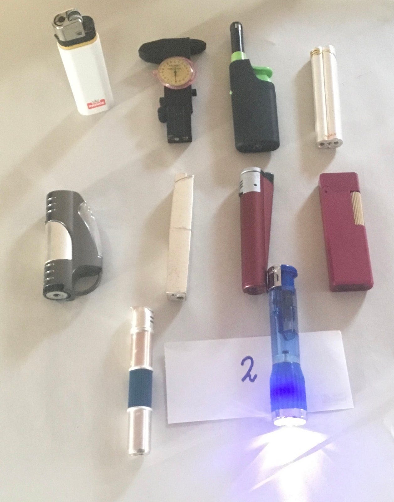 Lighter, 10 stk. forskellige | DBA