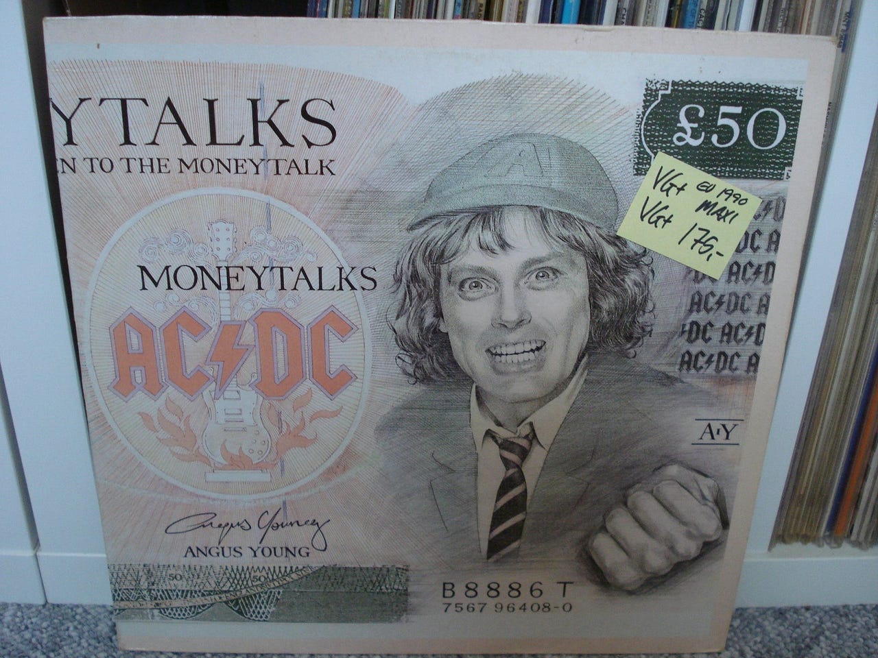 Maxi-single 12", AC/DC, Moneytalks | DBA