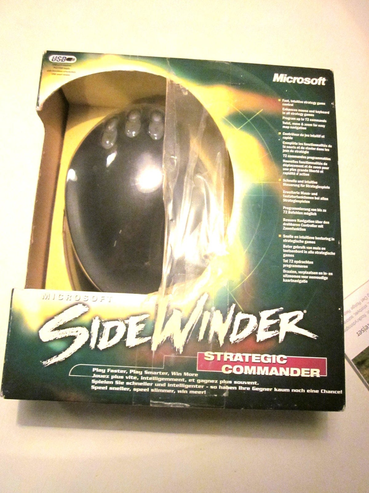 Joystick, **NYT** Microsoft Sidewinder Strategic Commander , Perfekt | DBA