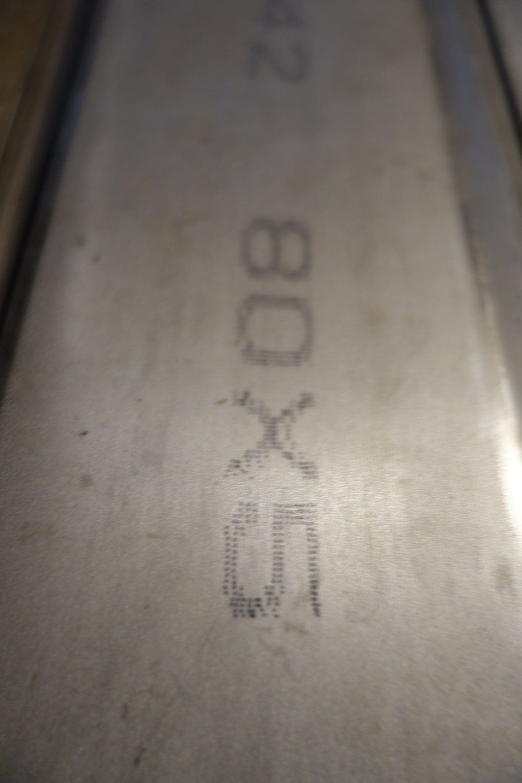 fladstål rustfri 80 x 5 mm | DBA