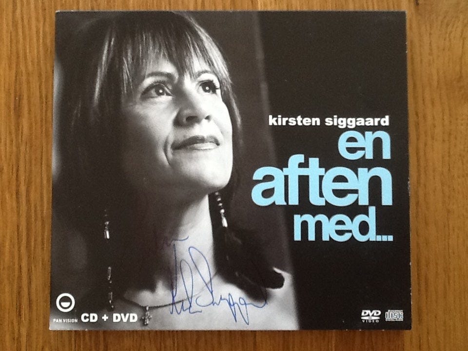LP, Kirsten Siggaard, En aften med... (CD & DVD inkl. autograf) | DBA
