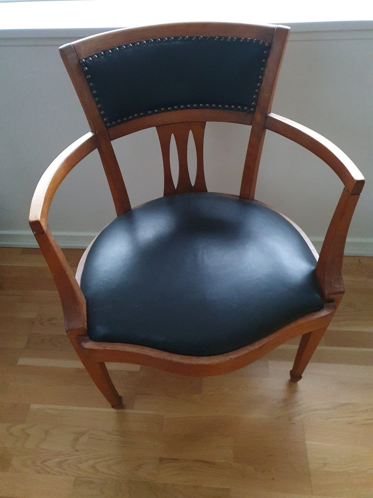 Kongestol, læder | DBA