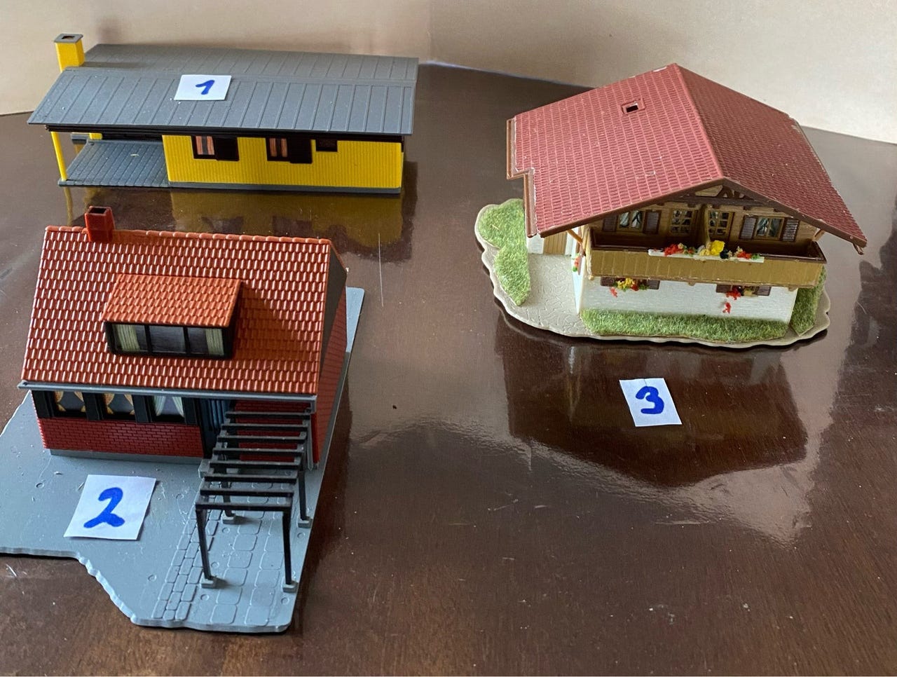 Modeltog, Tilbehør Huse, skala HO | DBA