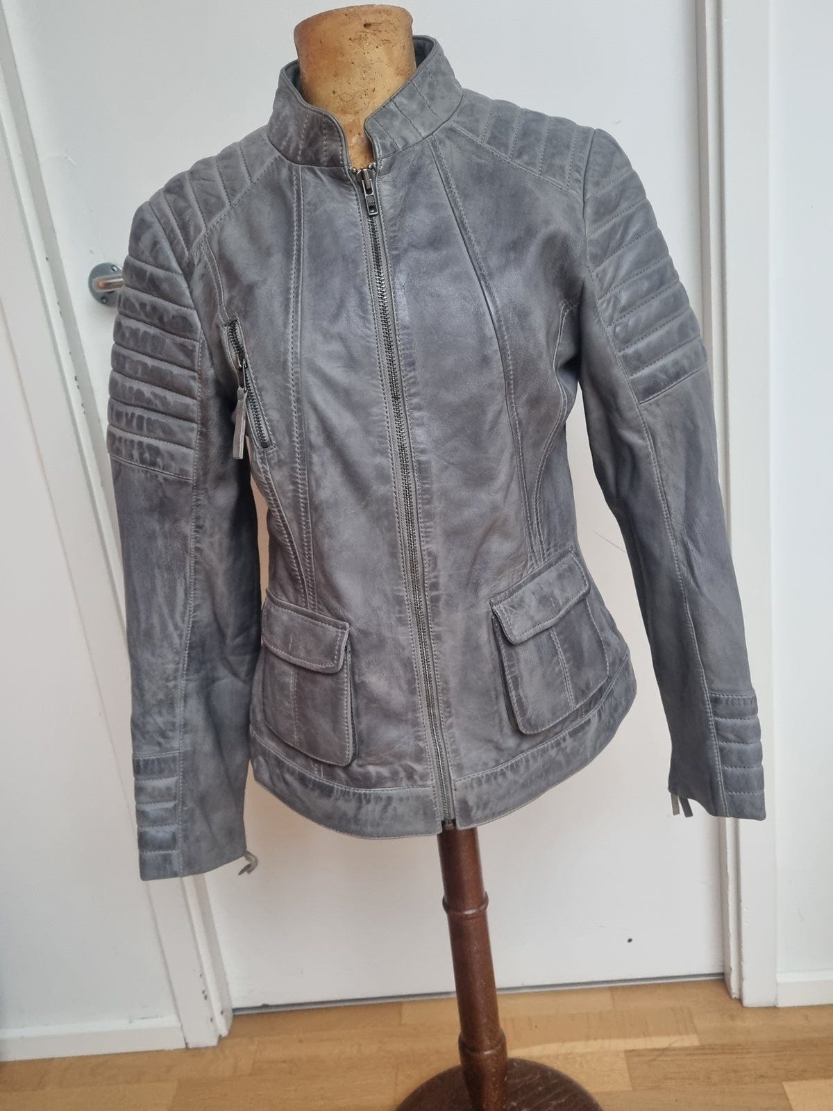 Læderjakke, str. 38, Denim Hunter | DBA