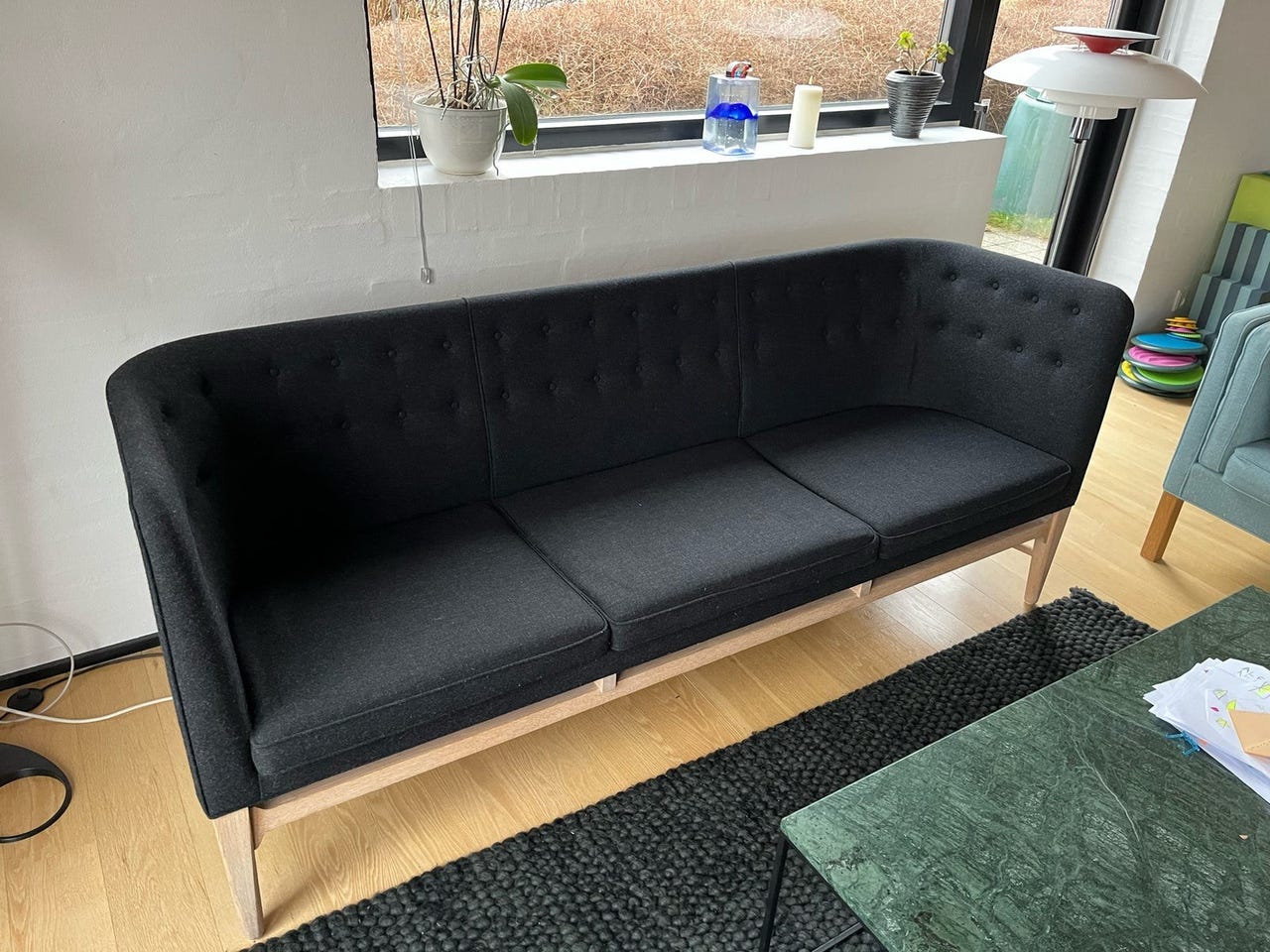 Sofa, uld, 3 pers. | DBA