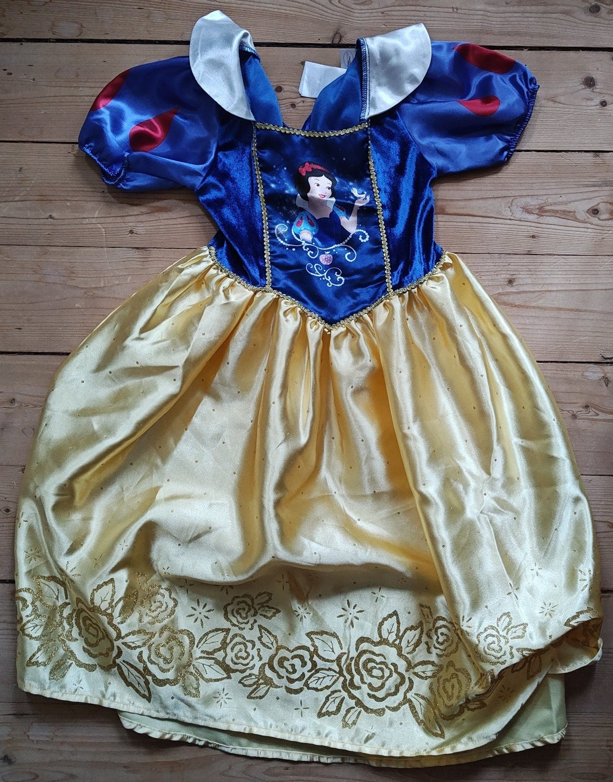 Snehvide Kjole Kostume str. 110-116, Disney | DBA