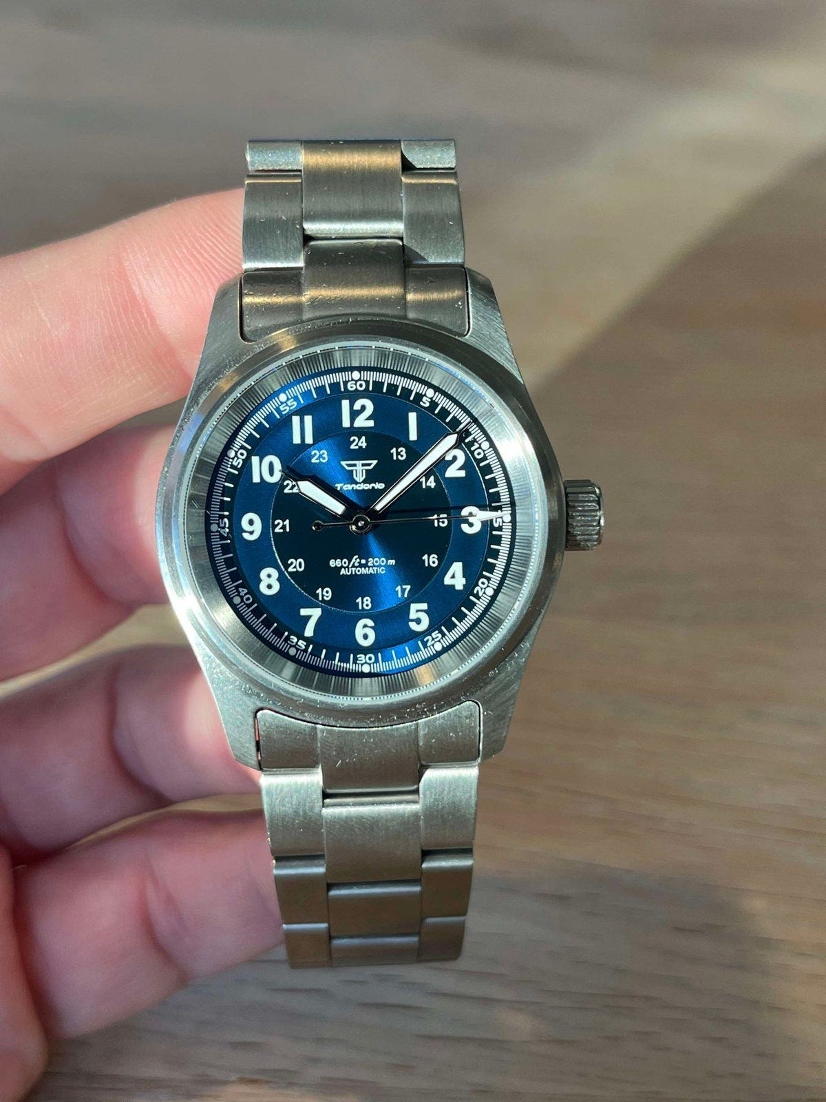 Tandorio Hamilton Khaki Field Homage m. Automatisk Seiko NH35 | DBA