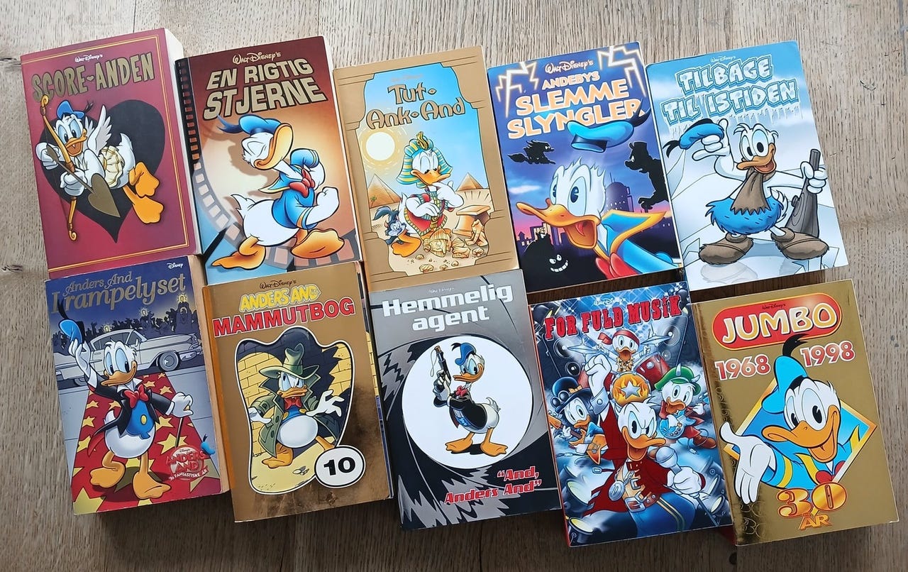 Temabog & Mammutbog, Walt Disney, Tegneserie | DBA