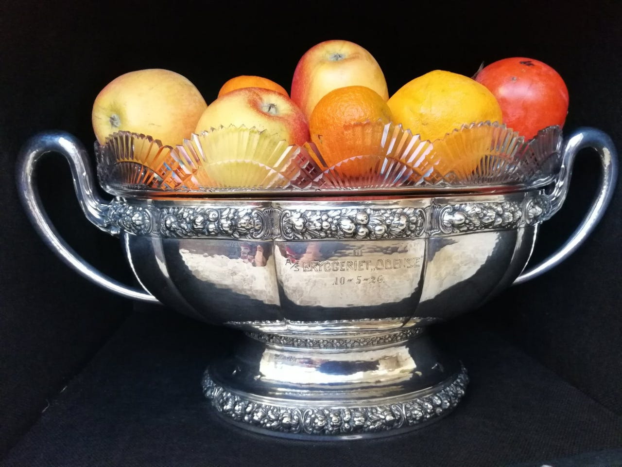 Sølvtøj, Jardiniere/vase tretårnet sølv 830S 1922 , 103 år gl. | DBA