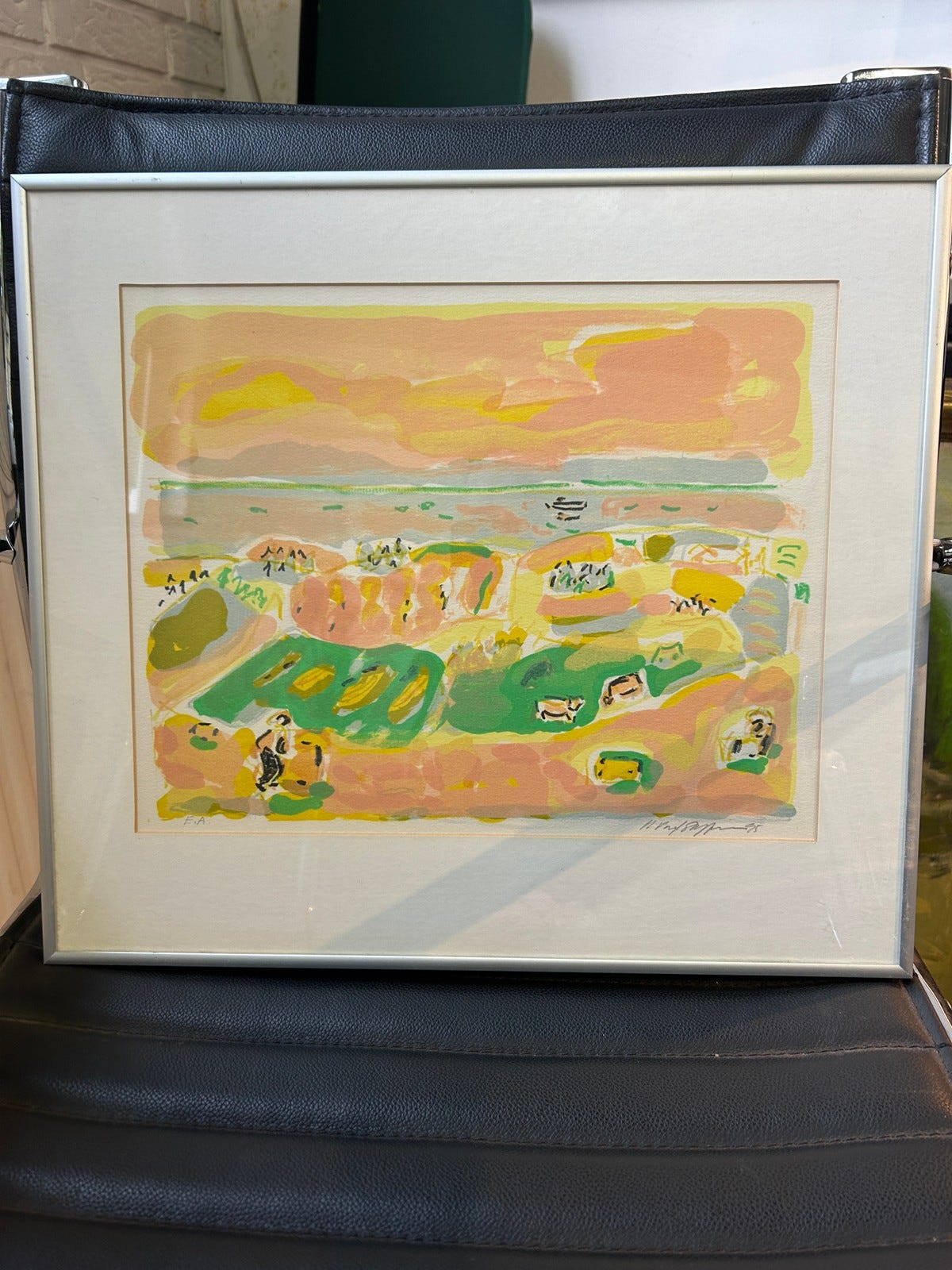 Hans Voigt Steffensen litografi, E.A | DBA