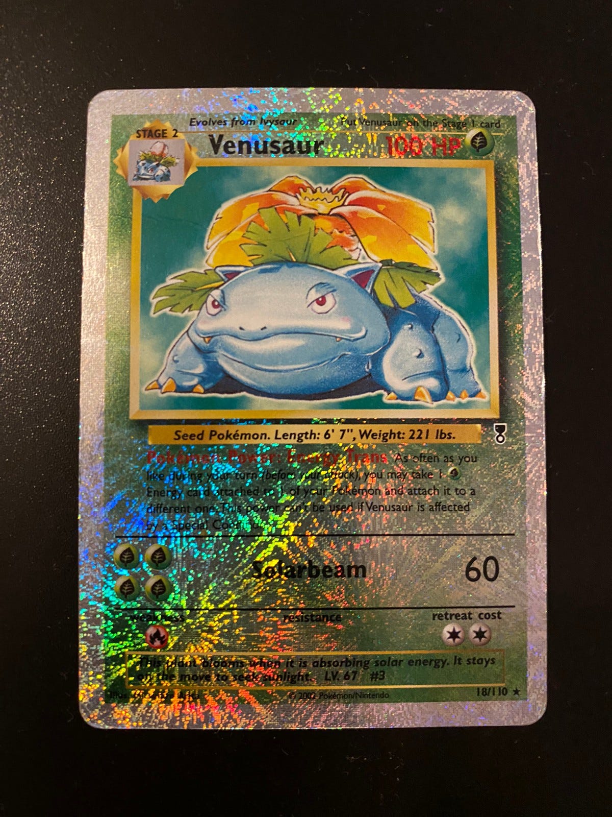 Venusaur Reverse Holo Legendary Collection 18/110 | DBA