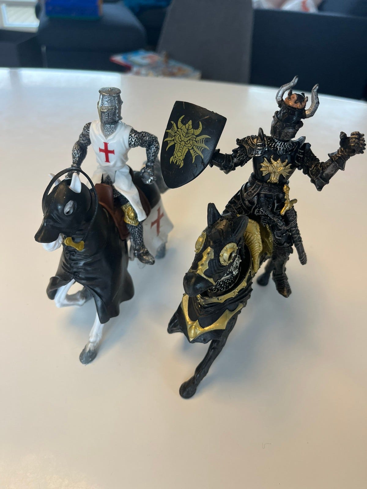 2 fine figurer riddere | DBA