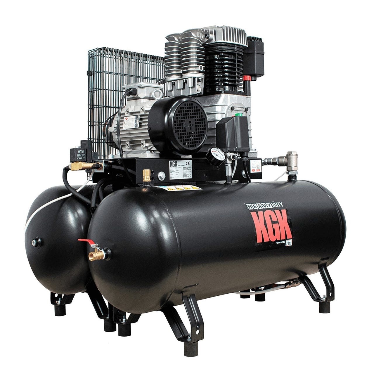 KGK kompressor 5,5 hk - 180 L (2x90L) | DBA