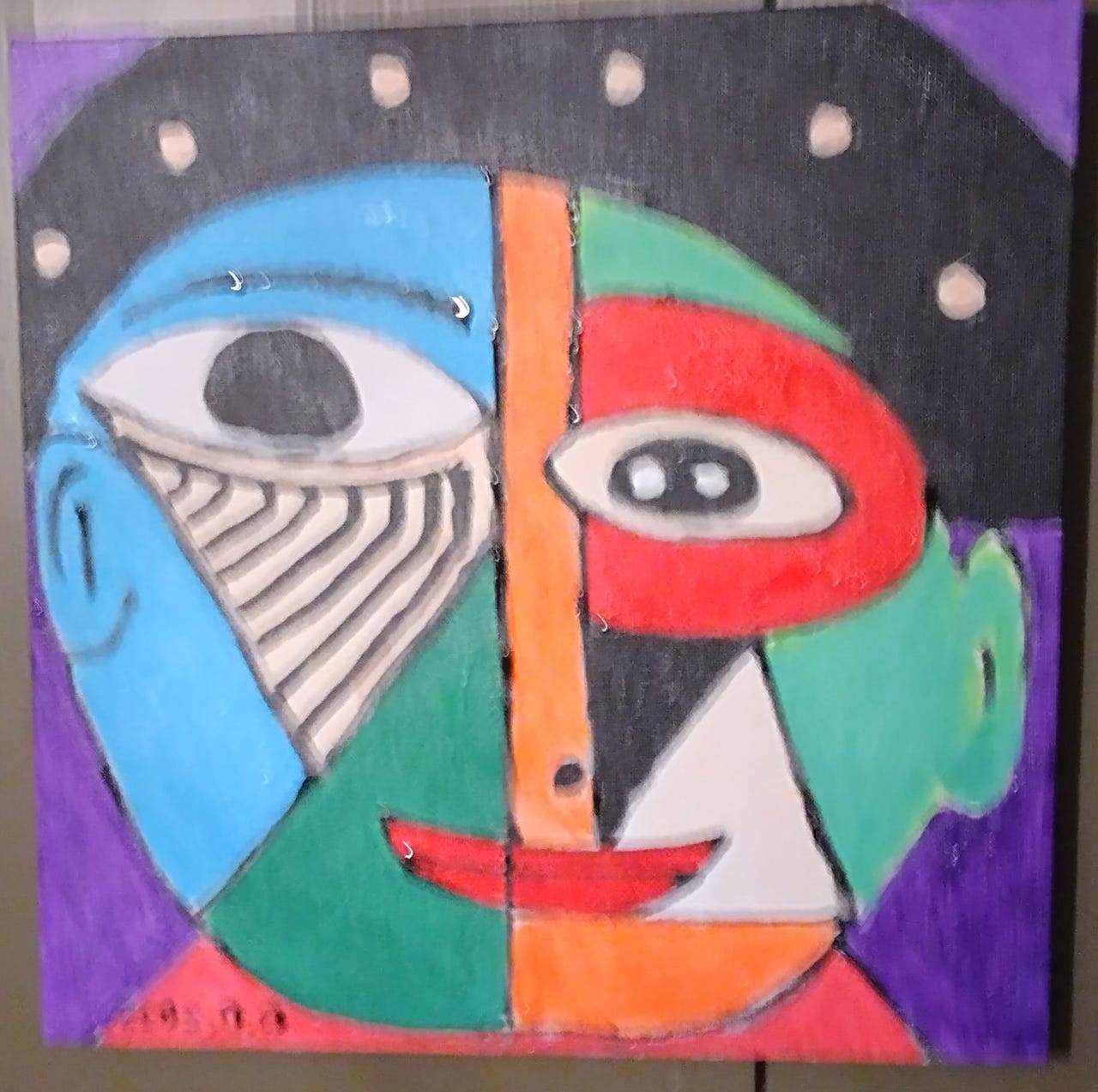 Abstrakt Akryl maleri | DBA