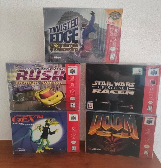 Nintendo - N64 - Lot of Nintendo 64 boxed games (USA version ...