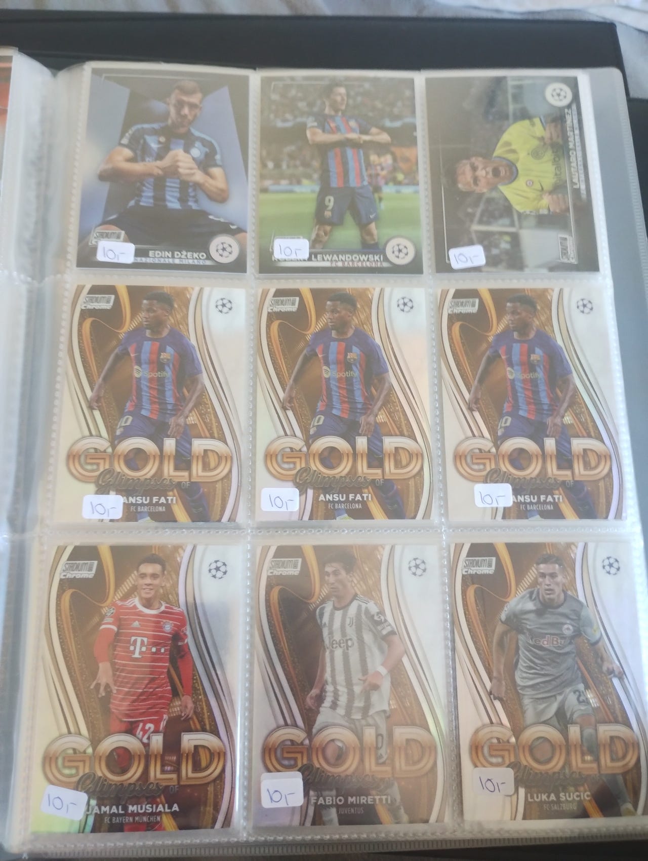 Fodbold kort stadium prism,refractors og gold kort | DBA
