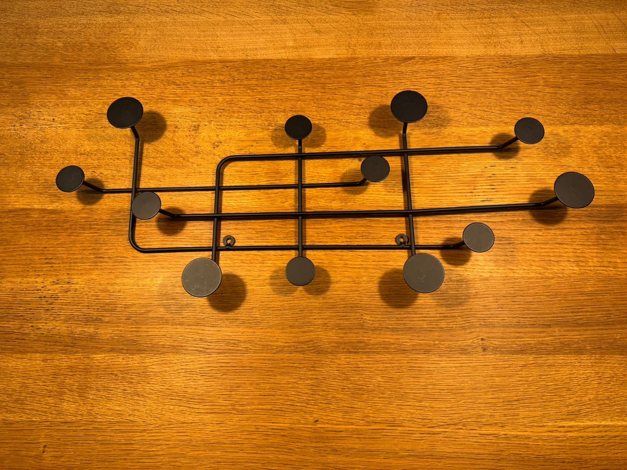 Knagerække - jern - mat sort | DBA