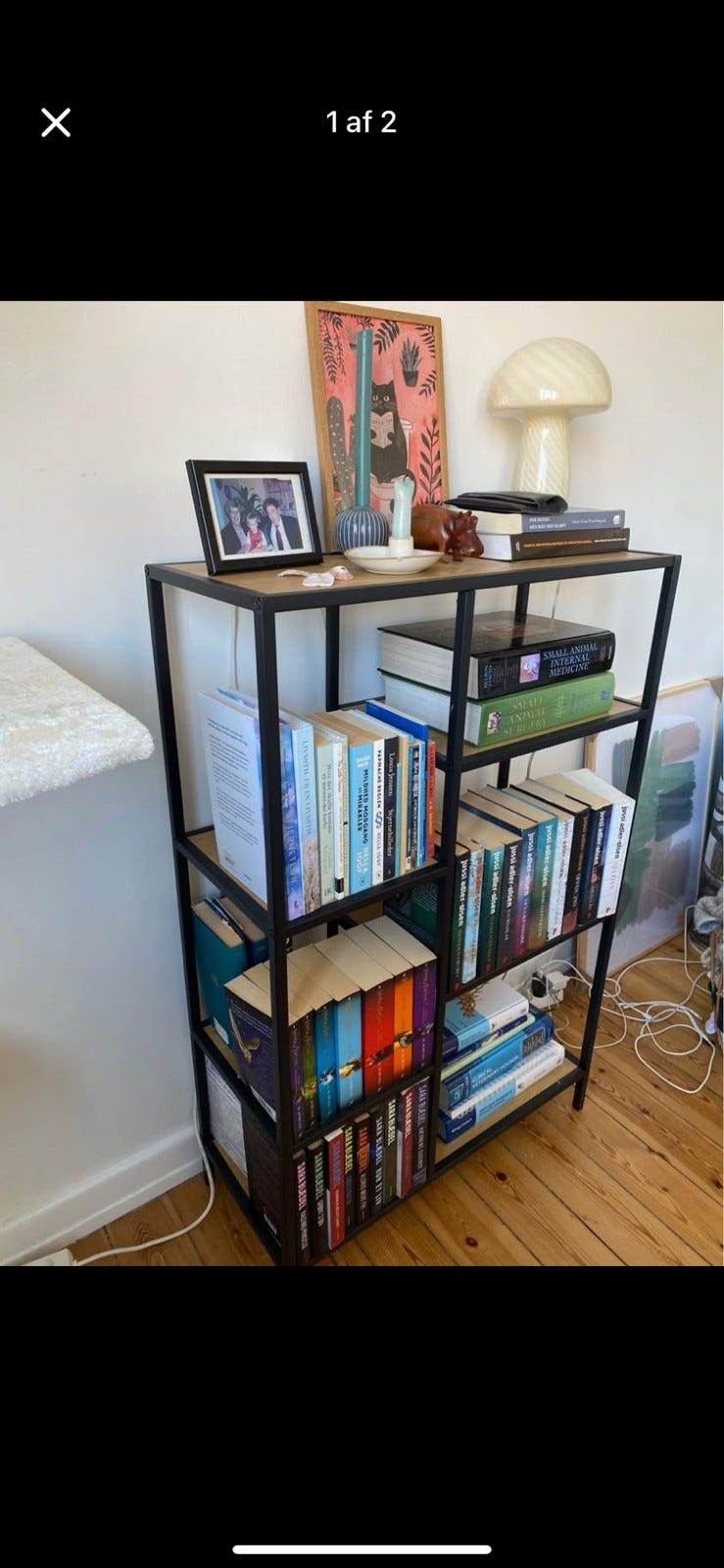 Trappe dal Reol, 5 hylder, sort | DBA