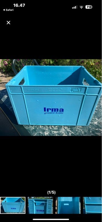 IRMA RETRO KASSE / stort set ny | DBA