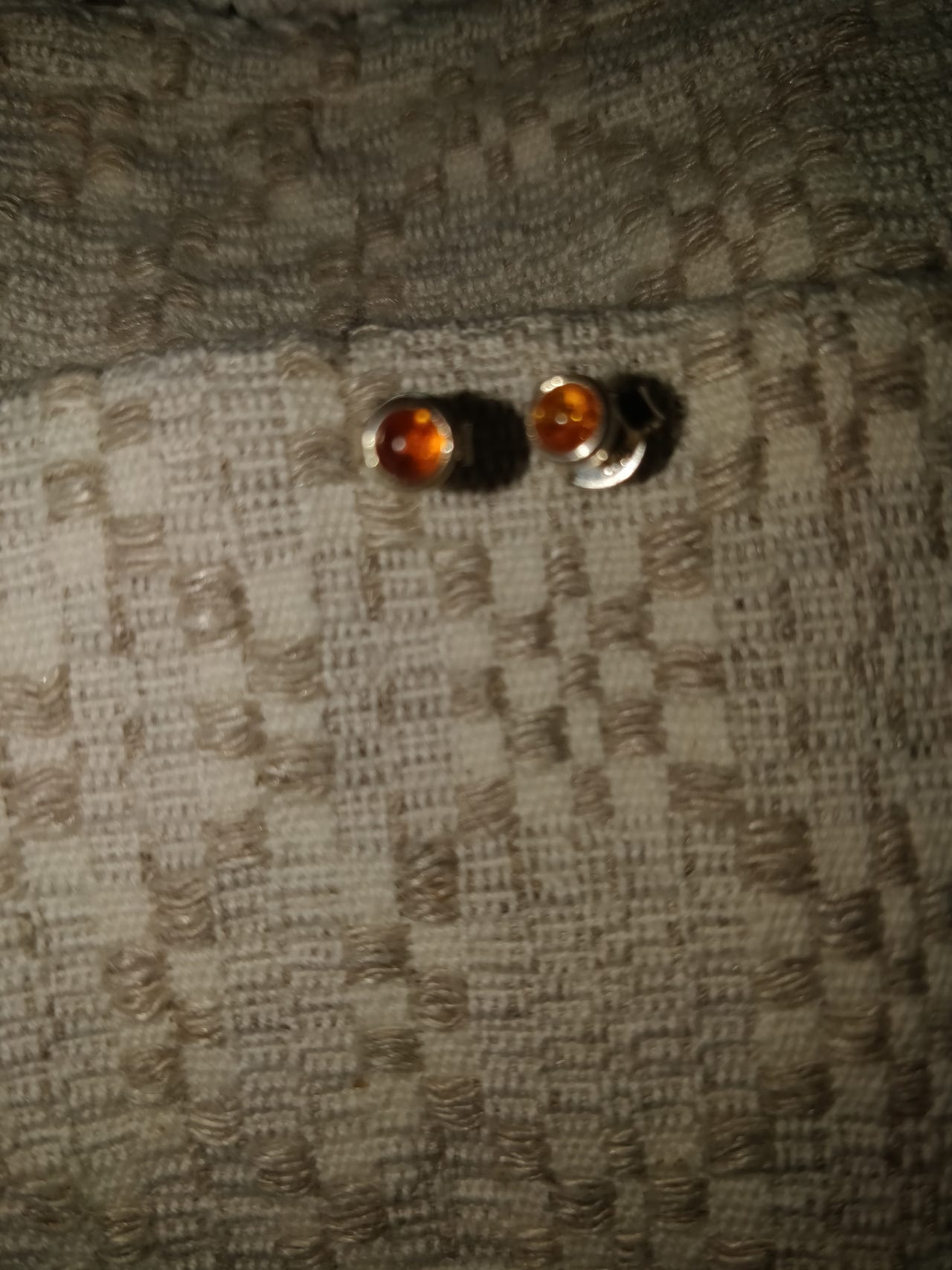 Rav i sølv ørestikker Stemplet 925 | DBA