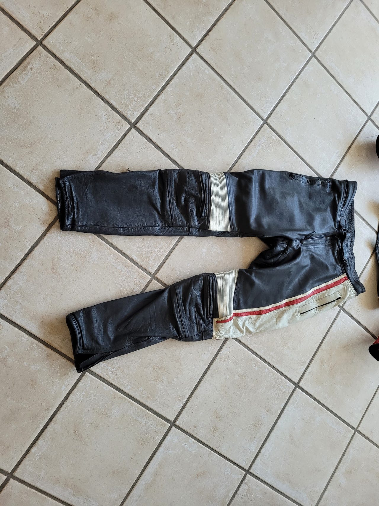 MC 2 delt læder dragt. | DBA