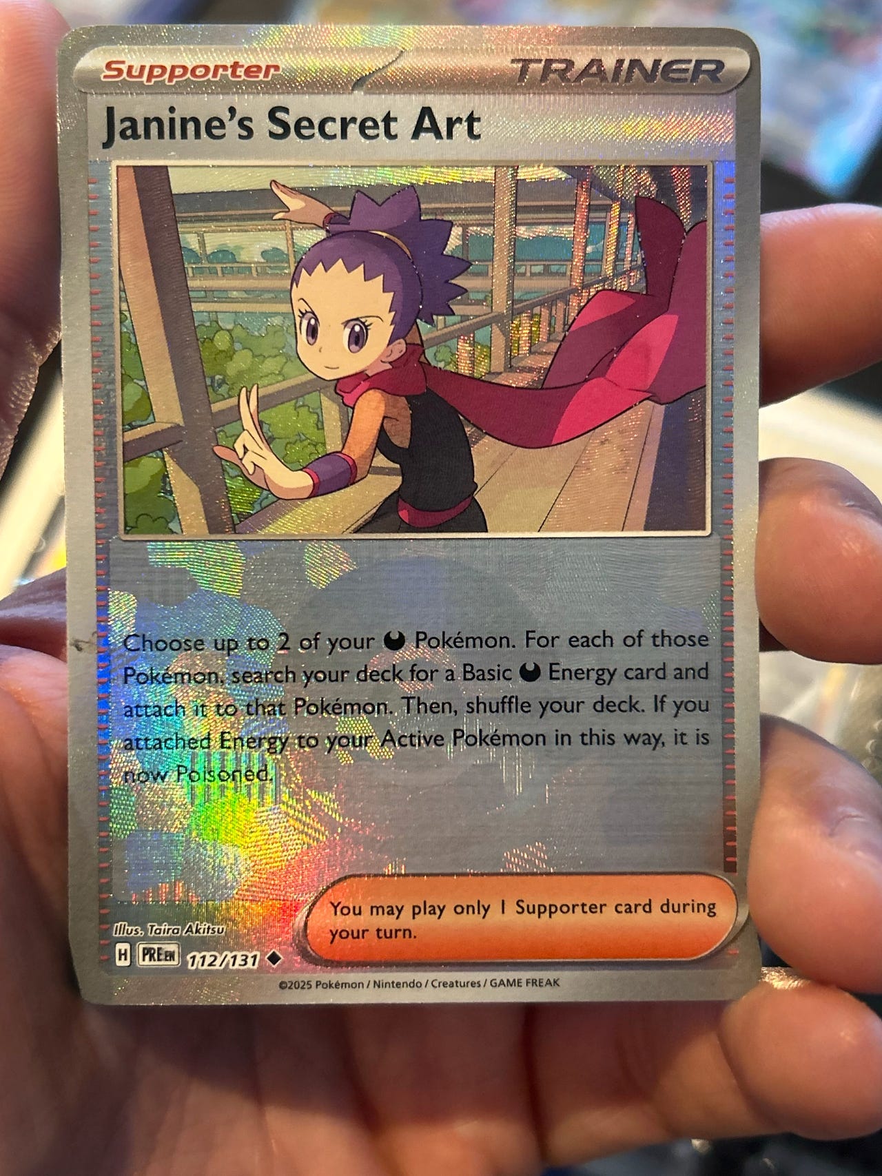 Janine’s Secret Art 112/131 “pokeball” - Prismatic Evolutions | DBA