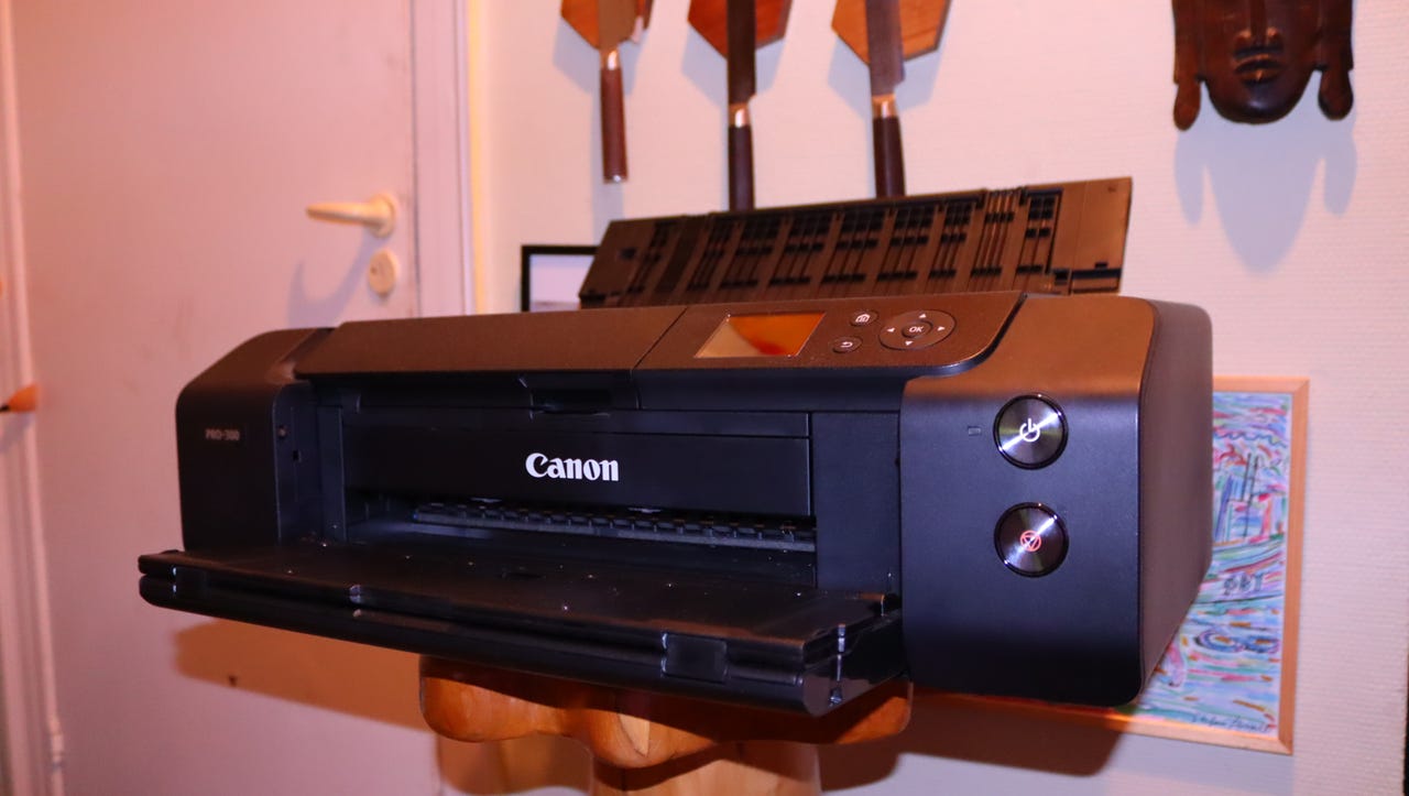 🖨️ Canon PRO-300 High-End Printer + Set af Cartridges – Alt Inkluderet ...