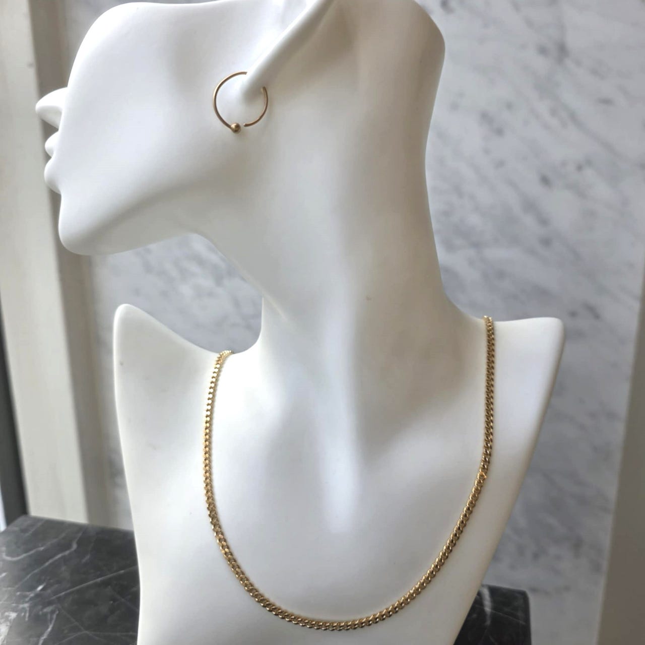 Panser halskæde i 18 karat guld (51cm) | DBA