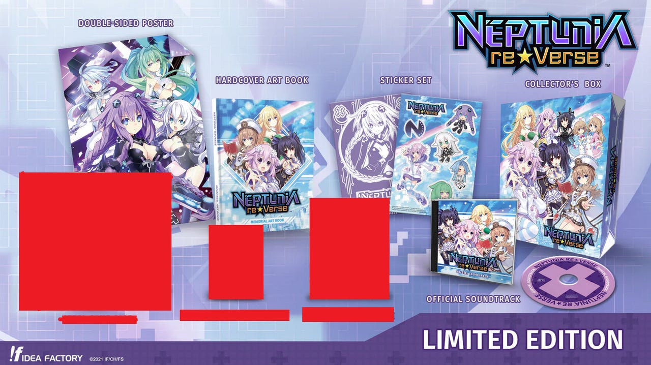 Neptunia reVerse Limited Edition Samlerobjekt (Uden Spil) | DBA