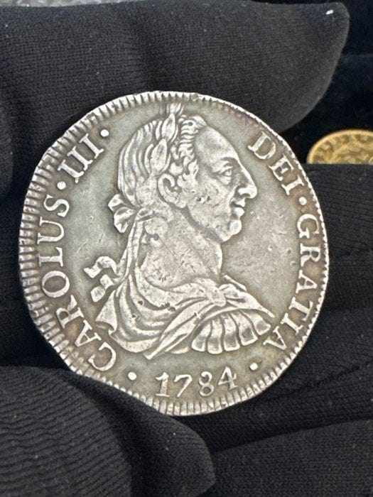 Spanien. Carlos III. 8 Reales 1784 Mexico FM | DBA