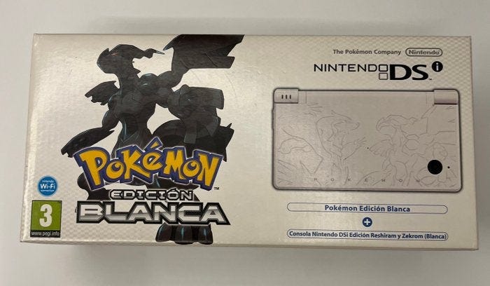 Nintendo - DSi - Pokemon White edition - Reshiram and Zekrom - Spanish ...