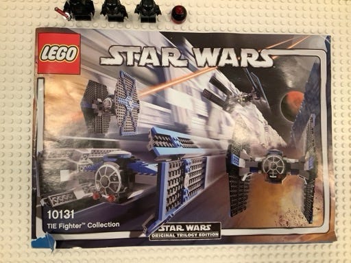 LEGO Star Wars 10131 Tie fighter collection. Udstillingsmodel | DBA