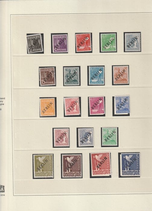 Berlin 1948/1990 - En enkelt segl undtagen er en komplet samling. Alle ...