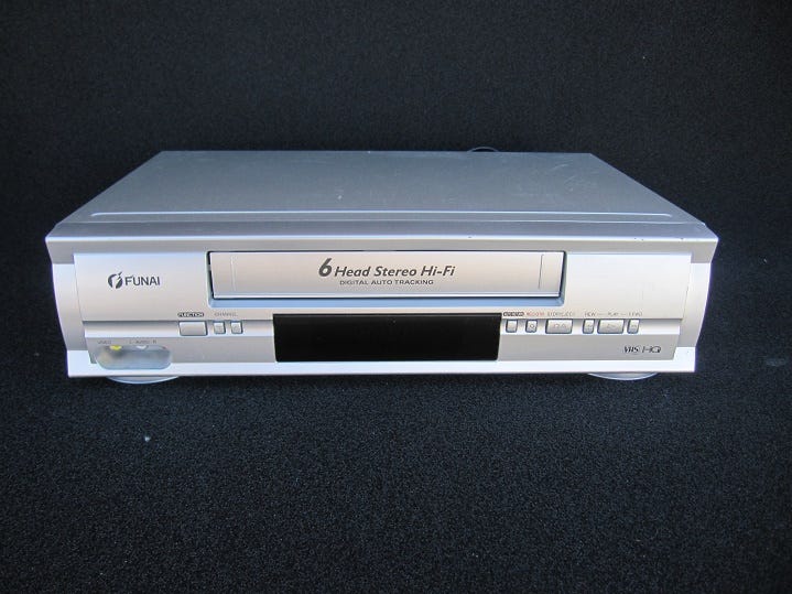 VHS-video, FUNAI, 6head, (SP+LP) | DBA