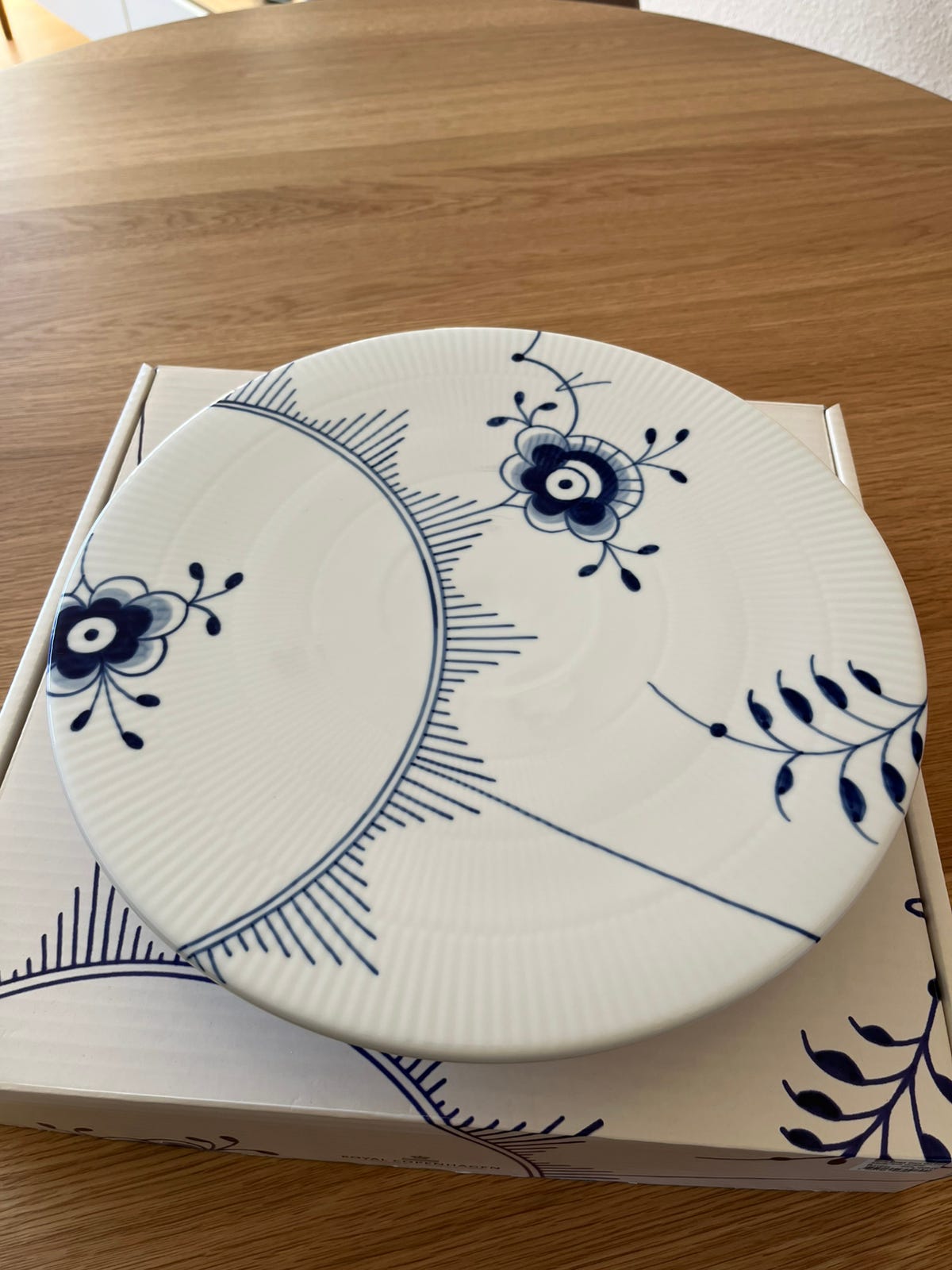 Mega mussel lagkage fad på fod 32 cm | DBA