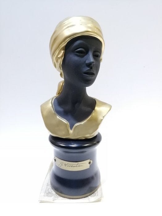 Richelieu, Gianni Visentin - Statuette - Busto di donna con turbante ...