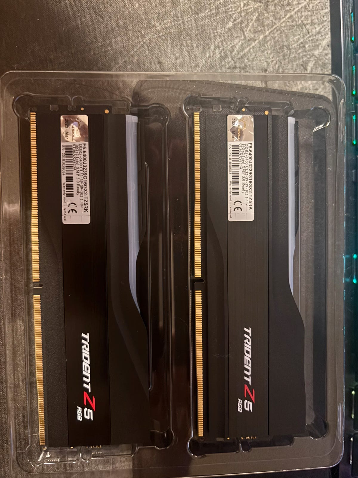 G. Skill Trident Z5 RGB 32 Gb 6400 mhz | DBA