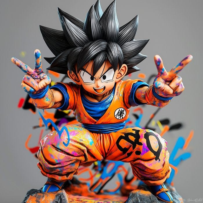 Urban3DArt (1971) - Goku Limited Edition | DBA