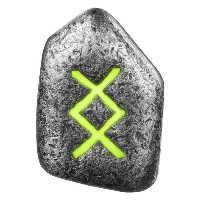 Polen. 1 oz Germania Mint Ingwaz Rune 9999 Fine Silver Cast Bar | DBA