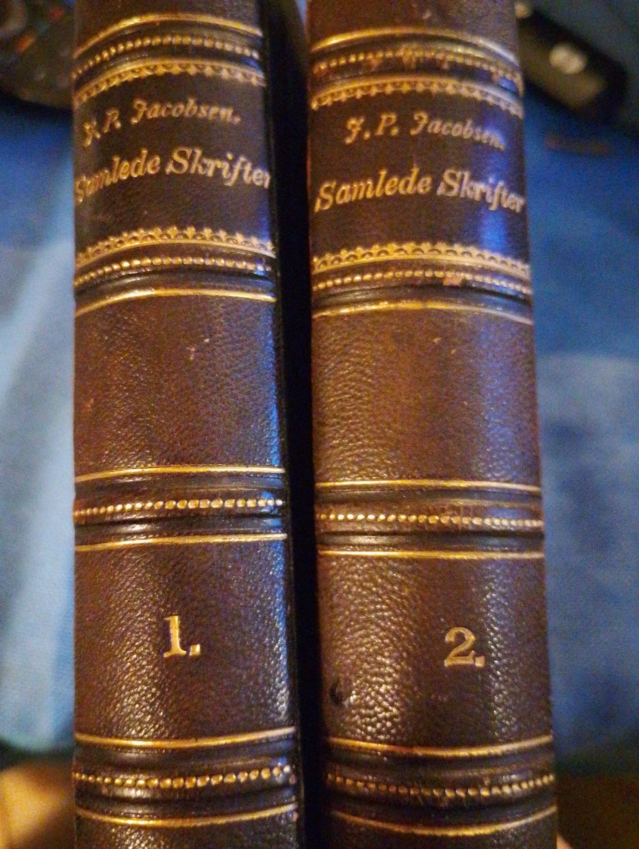 J. P. Jacobsen - Samlede skrifter I - II i originaludgave, 2. Oplag | DBA