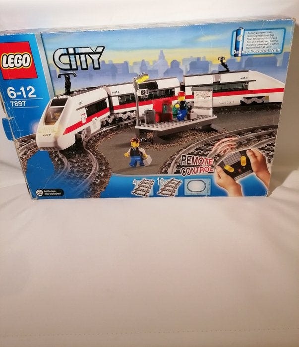 Lego - lego 7897 city Passenger Train met doos uit 2006! | DBA