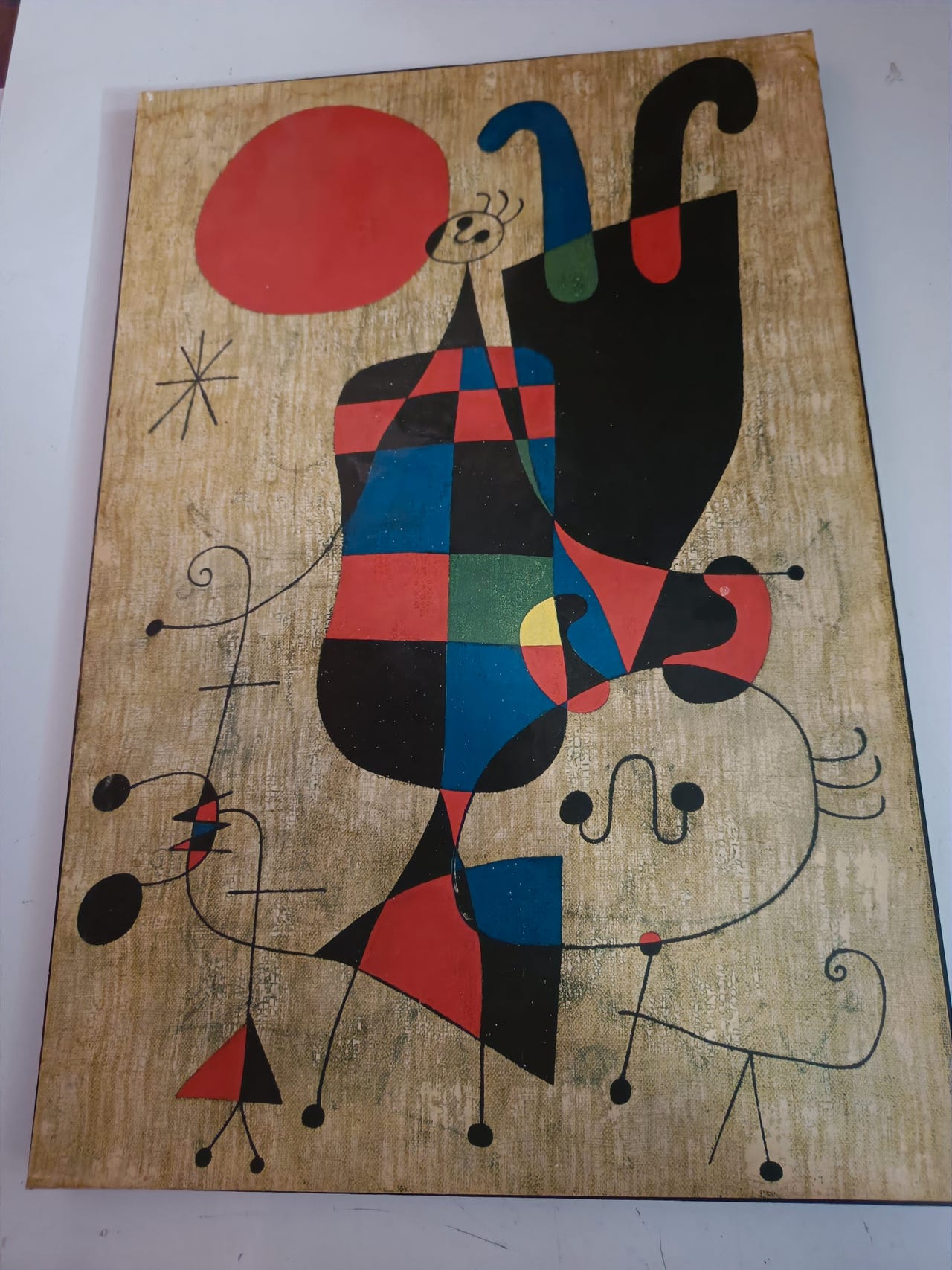 Joan Miro, People and Dog in sunshine | DBA