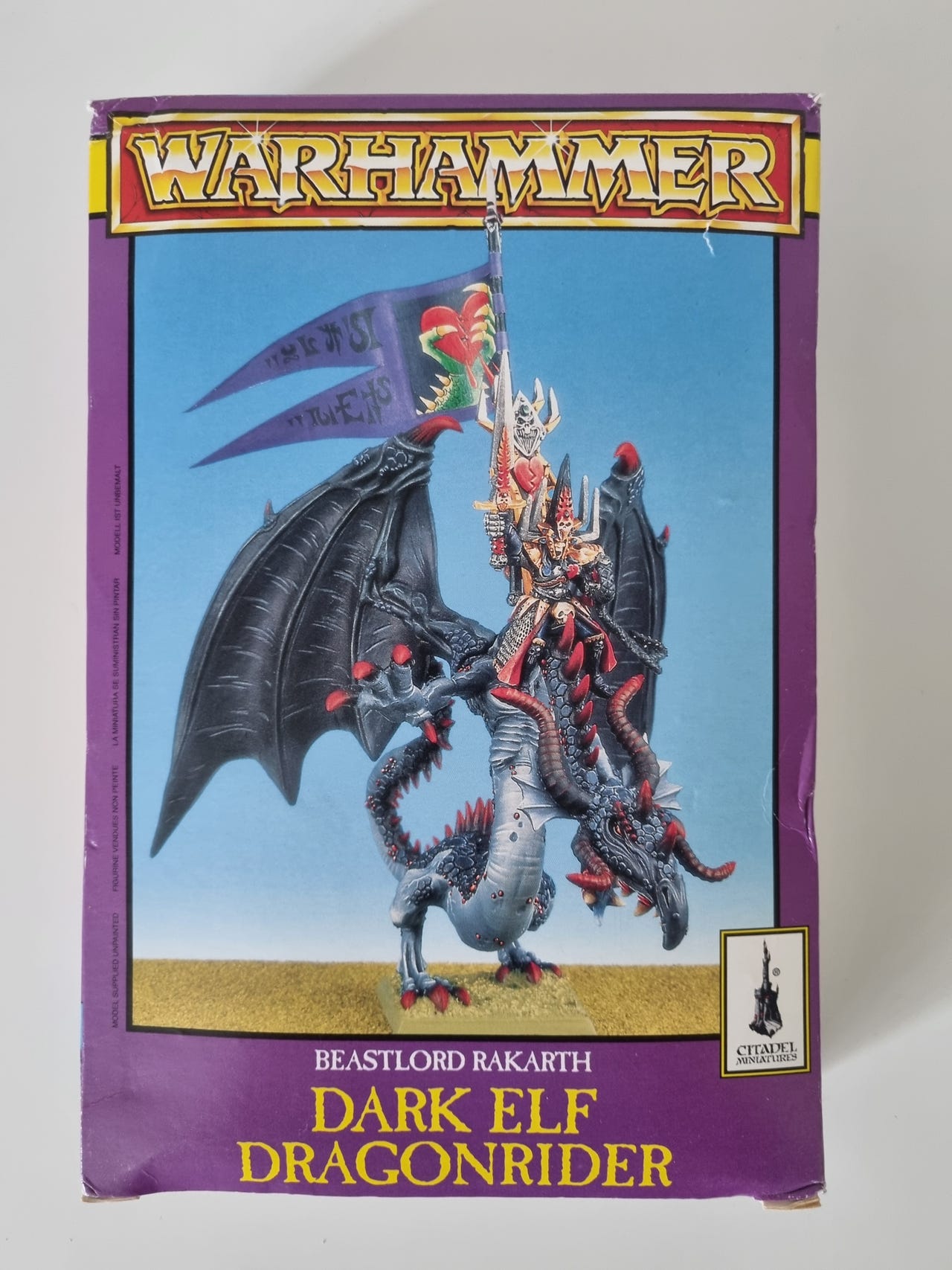 Warhammer fantasy beastlord Rakarth Dark Elf Dragonrider | DBA