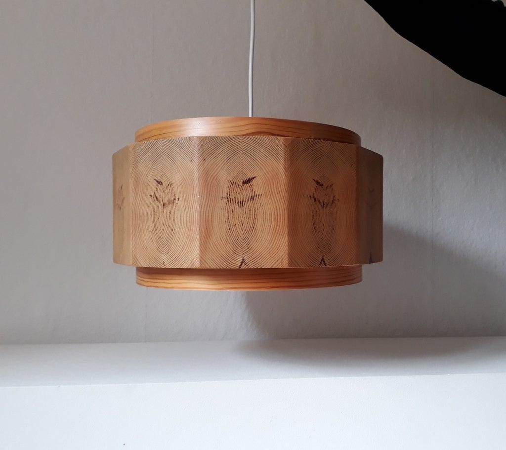 Pendel Fyrretræ, Lampe, Loftlampe, Spisebordslampe | DBA