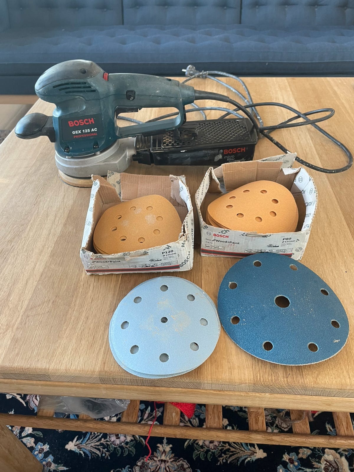 Bosch Gex 125 AC Professional exentersliber | DBA