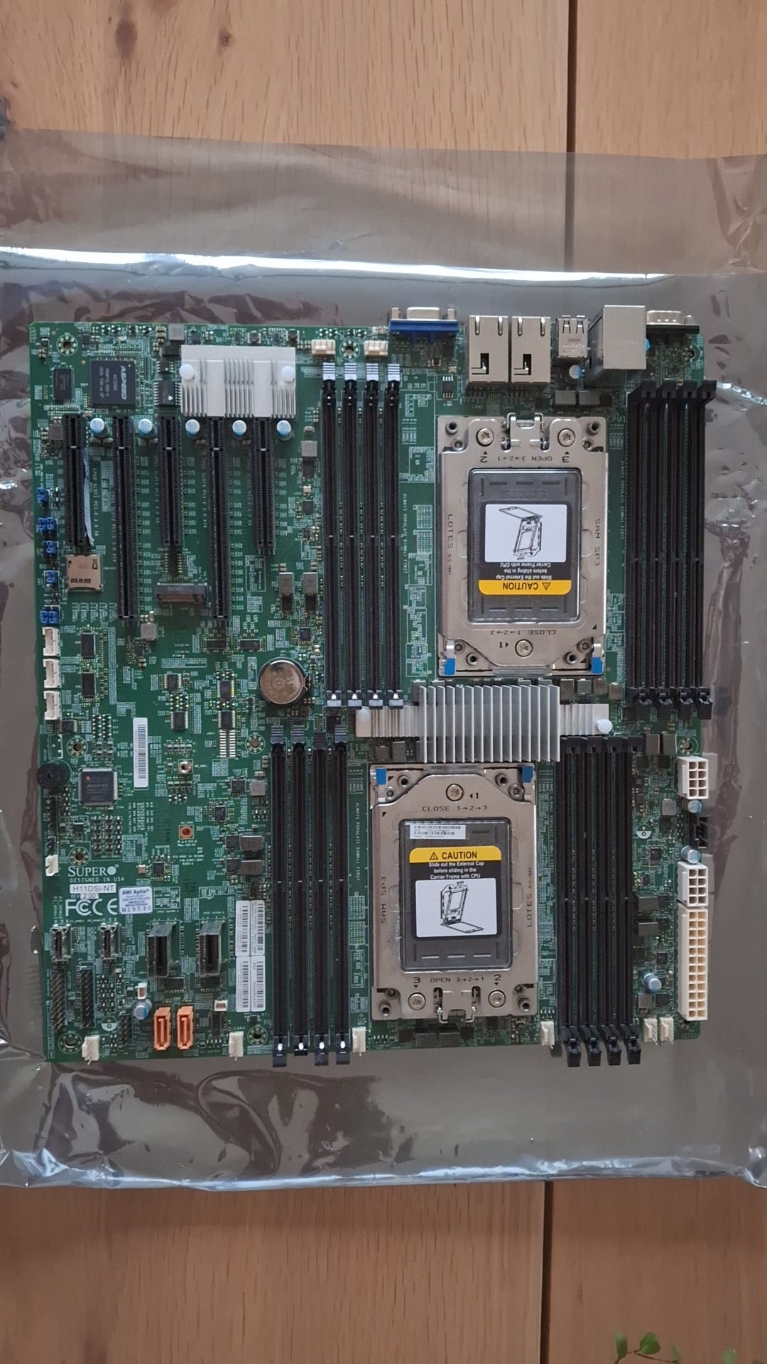 Supermicro H11DSi-NT + Intel X540-T2 10G | DBA